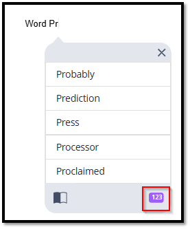 Read & Write: Word Prediction - Topic Dictionary – GCA Student & Family Help Center