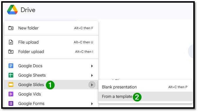 Using Templates for Google Slides – GCA Student & Family Help Center