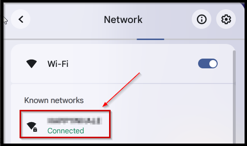 Forget a Network on the Chromebook – GCA Student & Family Help Center
