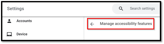 Chromebook Accessibility: How to Make Your Cursor Larger – GCA Student ...